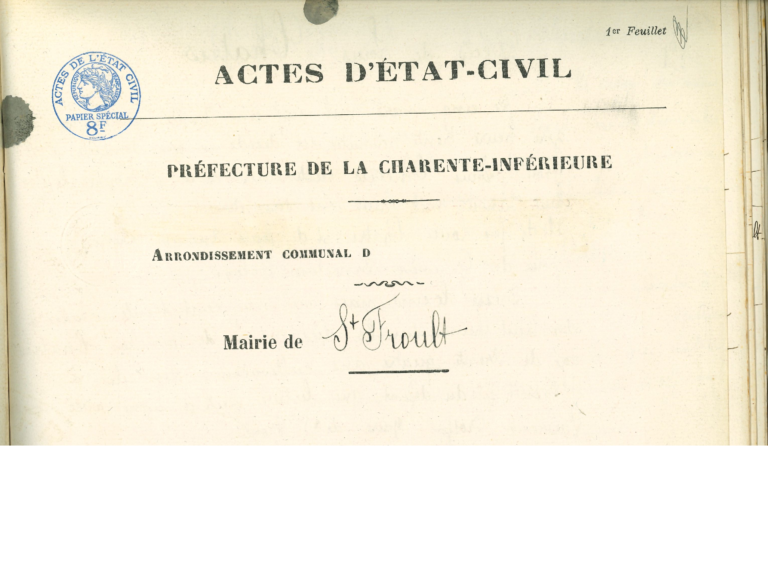 Demande d’acte – Saint-Froult